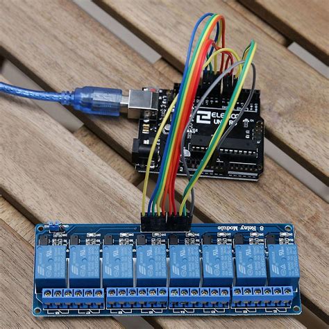 Módulo De Relé De Canal Dc 5v Con Optoacoplador Compatible Con Arduino
