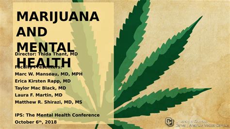 (PDF) Marijuana and Mental Health Course