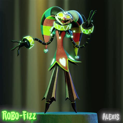 Official Hazbin Hotel Helluva Boss Robofizz Robo Fizz Plush Fizzarollihazbin Hotel Fizzarolli