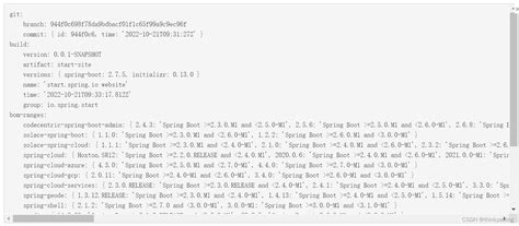 Springcloud与springboot版本列表查看及依赖关系查看 Csdn博客