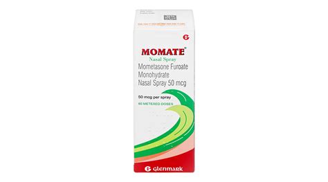 Thuốc xịt mũi Momate mcg Glenmark hộp bình