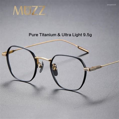 Fashion Sunglasses Frames Japanese Handmade Pure Titanium Glasses Frame