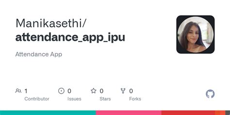 Github Manikasethi Attendance App Ipu Attendance App