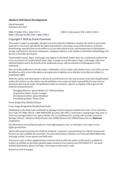 Modern Full Stack Development E Books Max30