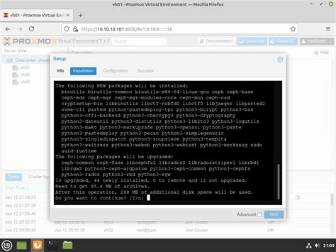 Proxmox How To Enable Ceph Distributed Storage Cluster With Osd And