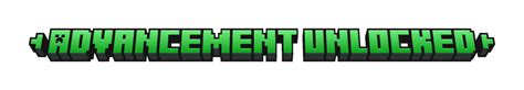 Advancement Unlocked Minecraft Mod