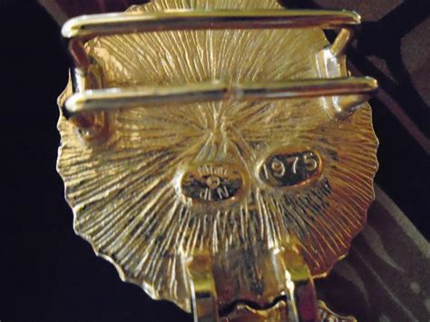 Mimi Di N Belt Buckle Oriental Medallion Design With Faux Etsy