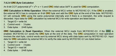 MCF8316C Q1 CRC verification method 电机驱动器论坛 电机驱动器 E2E 设计支持