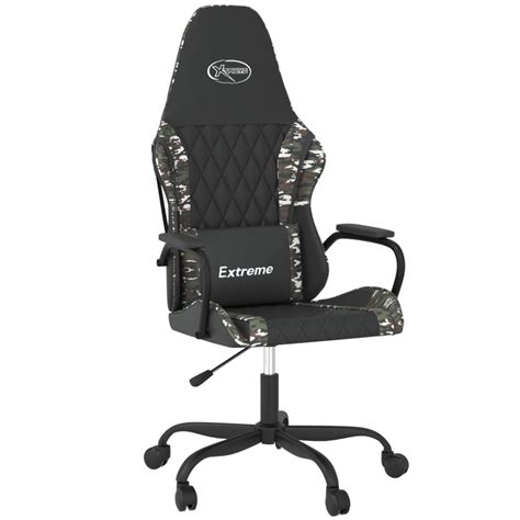 Vidaxl Gaming Stuhl Schwarz Und Tarnfarben Kunstleder Modell 6 Kaufen