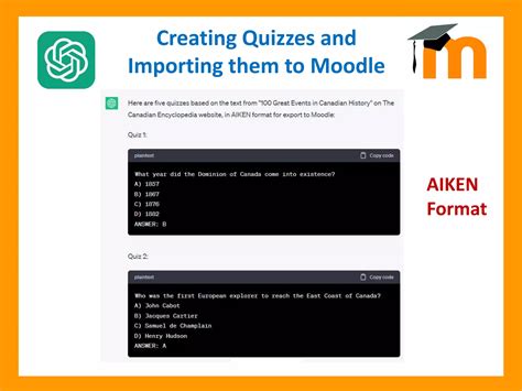 Chatgpt And Moodle An Interesting Mix Ppt