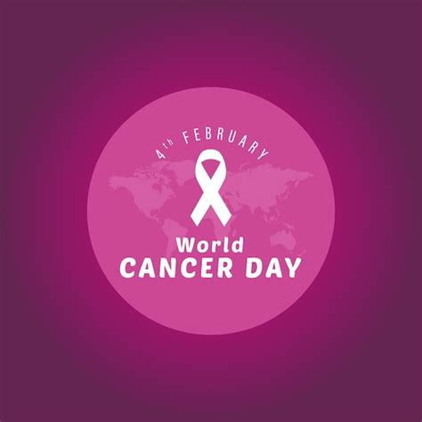 Premium Vector World Cancer Day Design Template