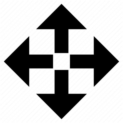 Extend Arrows Enlarge Increase Spread Expand Outward Resize Icon