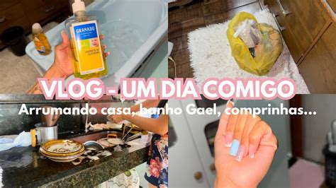 VLOG UM DIA COMIGO Arrumando Casa Comprinhas YouTube