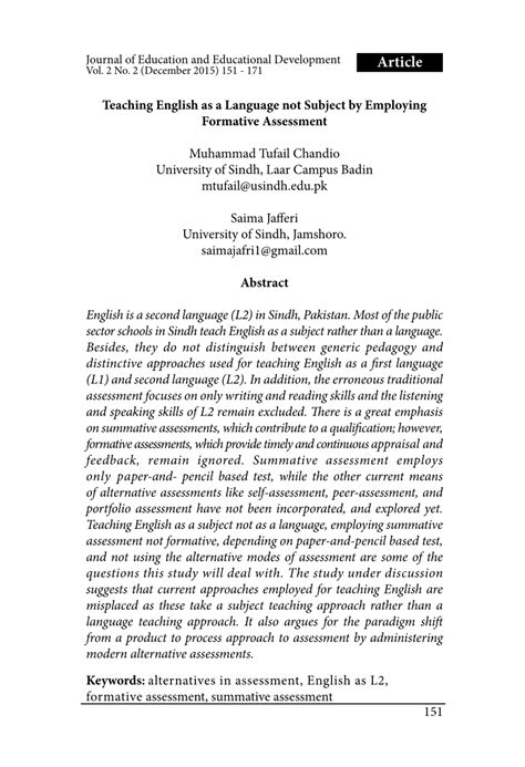 Pdf Language Assessment