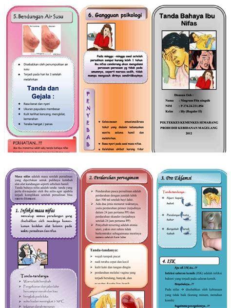 Pdf Leaflet Tanda Bahaya Masa Nifas Compress Pdf