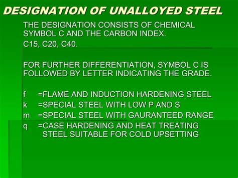 Material Designation System Ppt