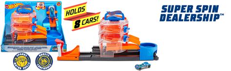 Hot Wheels Super Spin Concesionario Mx Juguetes Y Juegos