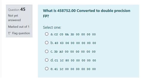 solved question 43 the ascii codes for space space