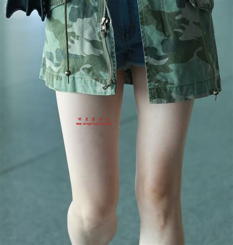 mingxinglove on Twitter 江疏影 机场街拍花絮照片性感超短牛仔美腿高清4K分辨率原图无修 生图 下载 照相