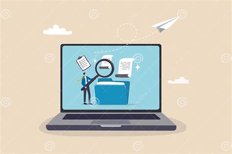 file management or documents archive computer data backup or virus