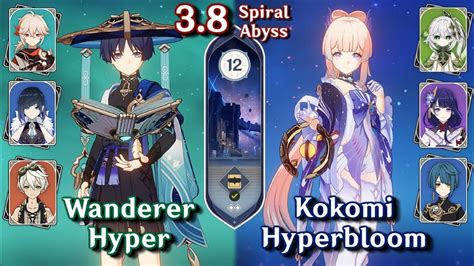Spiral Abyss 3 8 C0 Wanderer Hyper C0 Kokomi Hyperbloom Floor 12