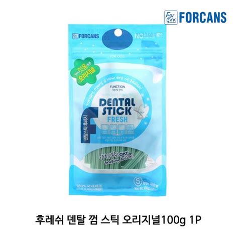 후레쉬 덴탈 껌 스틱 오리지널100g1p 강아지 애견