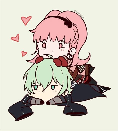 Chibi Byleth And Hilda I Commissioned From Smkittykat On Twitter Scrolller