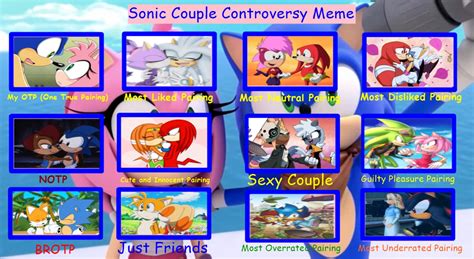 My Sonic Couple Controversy Meme By Dreypare On Deviantart