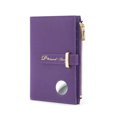 Ladies Airtag Passport Wallet Ladies Airtag Travel Wallet Airtag