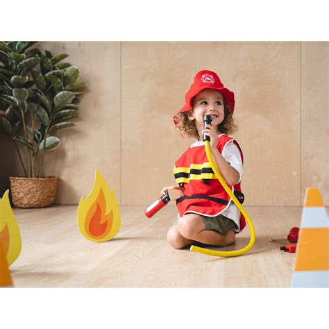 Plantoys Fire Fighter Play Set ของเล่นไม้เสริมพัฒนาการชุดอุปกรณ์นัก