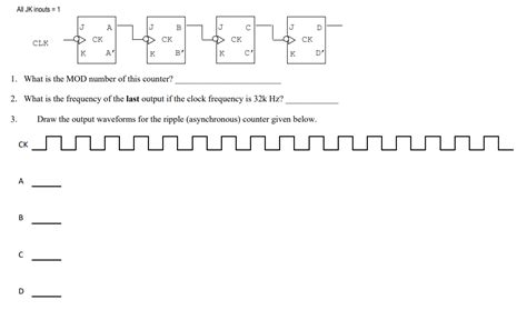 Solved 1 What Is The MOD Number Of This Counter 2 What Is Chegg Com