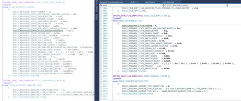 추가된 d3d12 resource states 열거형 d3d12 resource state all shader