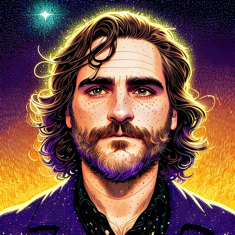 Joaquin Phoenix His Highly Detailed Softly Freckled Handsome F