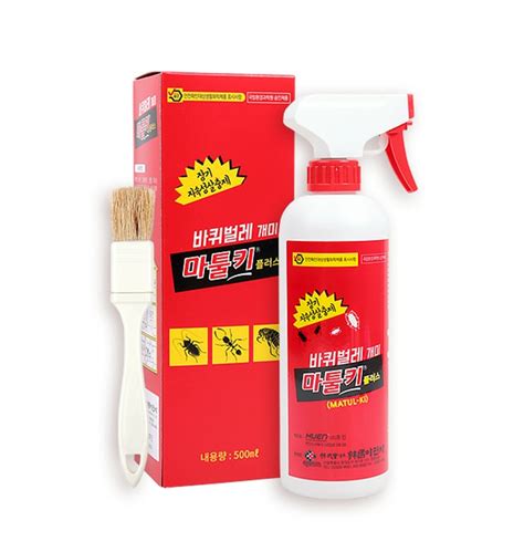마툴키플러스 스프레이 500ml 바퀴벌레약 개미약 바르는살충제 장기지속살충제 티몬