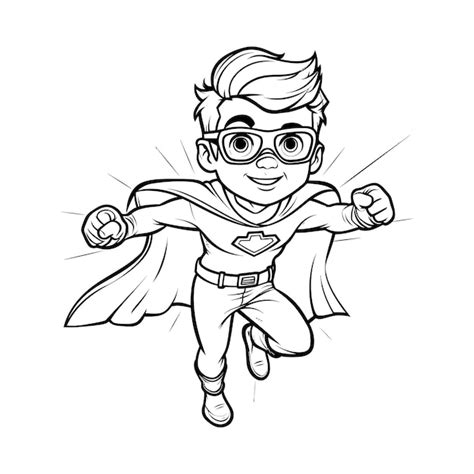 Página Para Colorear Para Niños Vector Premium Generado Con Ia