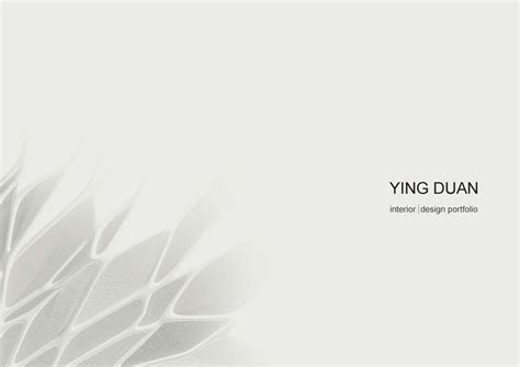 Interior Design Portfolio Undergraduate By Ying Duan Issuu