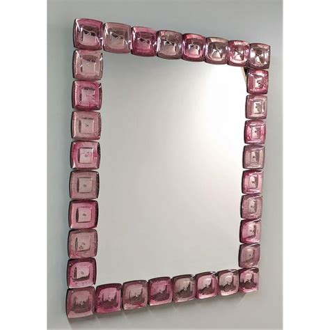 Venetian Mirror Murano Glass Ruby By Fratelli Tosi Chairish