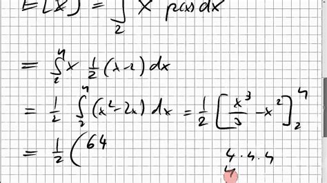 27B 8 Wahrscheinlichkeitsdichte Erwartungswert Varianz