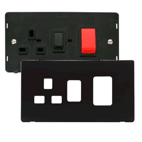 Click 45a Dp Switch 13a Dp Switched Socket Sin204bkscp204mb Ukes