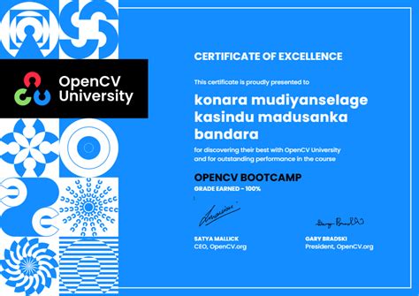 Opencv Free Opencv Bootcamp Certificate Opencv Opencv Free Opencv Bootcamp Certificate Opencv