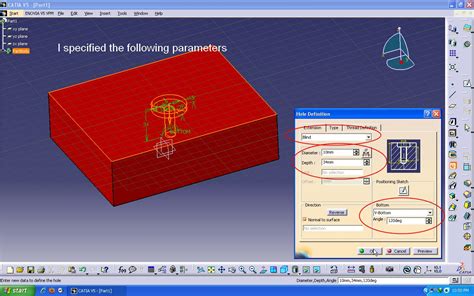 Tutorial Using Hole Wizard In Catia V5 Grabcad Tutorials