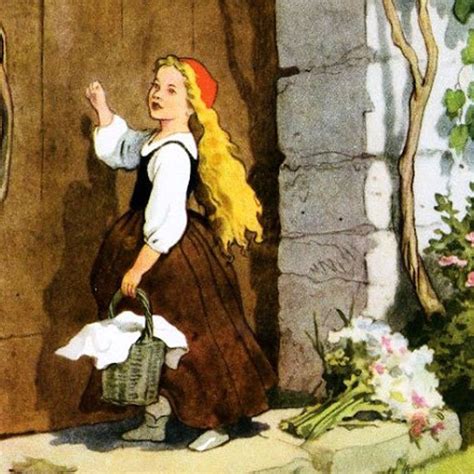 Борис Дехтерев — иллюстрация к сказке Красная Шапочка Красная шапочка Иллюстрации Сказки