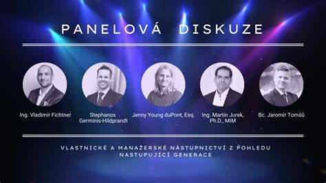 Panelová Diskuze Jenny Young Dupont Stephanos Germenis Hildprandt