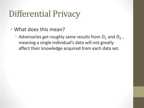 Ppt Differential Privacy On Linked Data Theory And Implementation Powerpoint Presentation