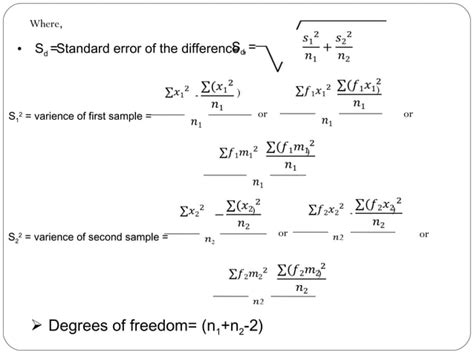 T Test Statistic Ppt Standardized Testing Educational Assessment