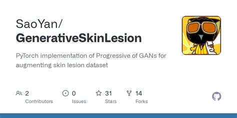 Github Saoyan Generativeskinlesion Pytorch Implementation Of
