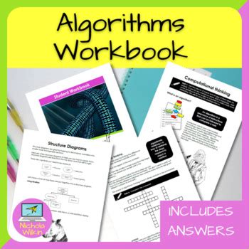 Algorithms Workbook By Nichola Wilkin TPT