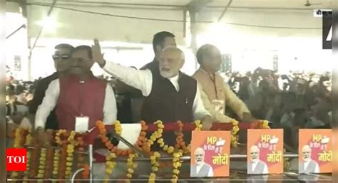Narendra Modi Mp Visit Pm Modi Launches Projects Worth More Than Rs 50