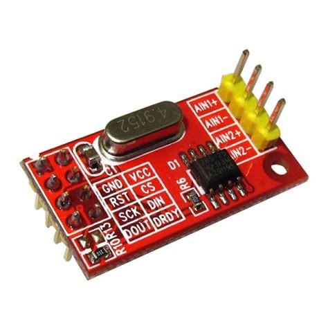 Ad7705 Dual 16 Bit Adc Data Acquisition Module Input Gain Programmable