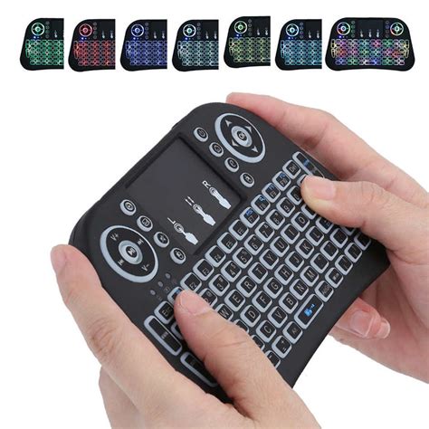 Wireless Keyboard Mini Portable Keyboard 2 4g Wireless Colorful